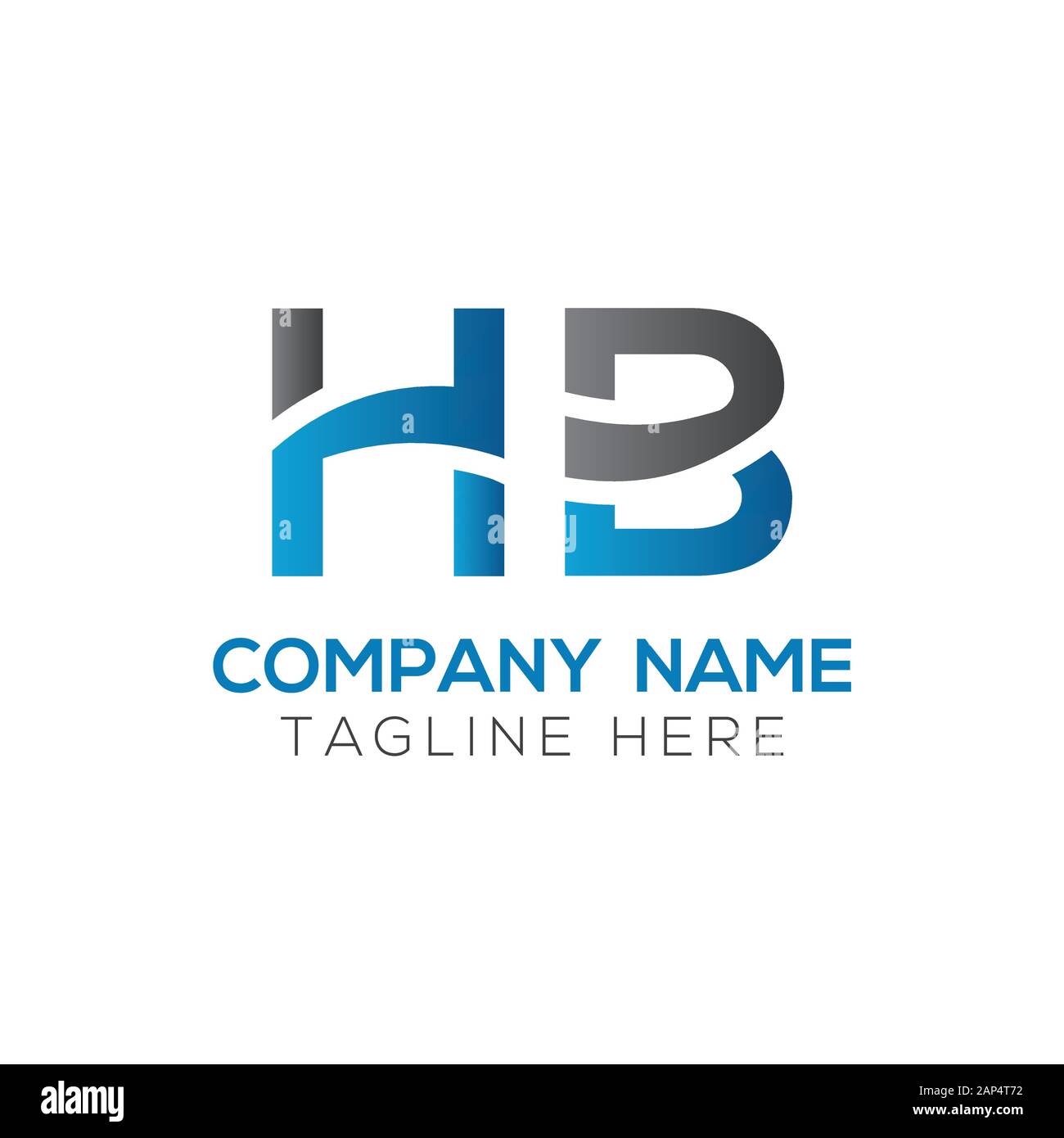 Letter hb logo hi-res stock photography and images - Alamy
