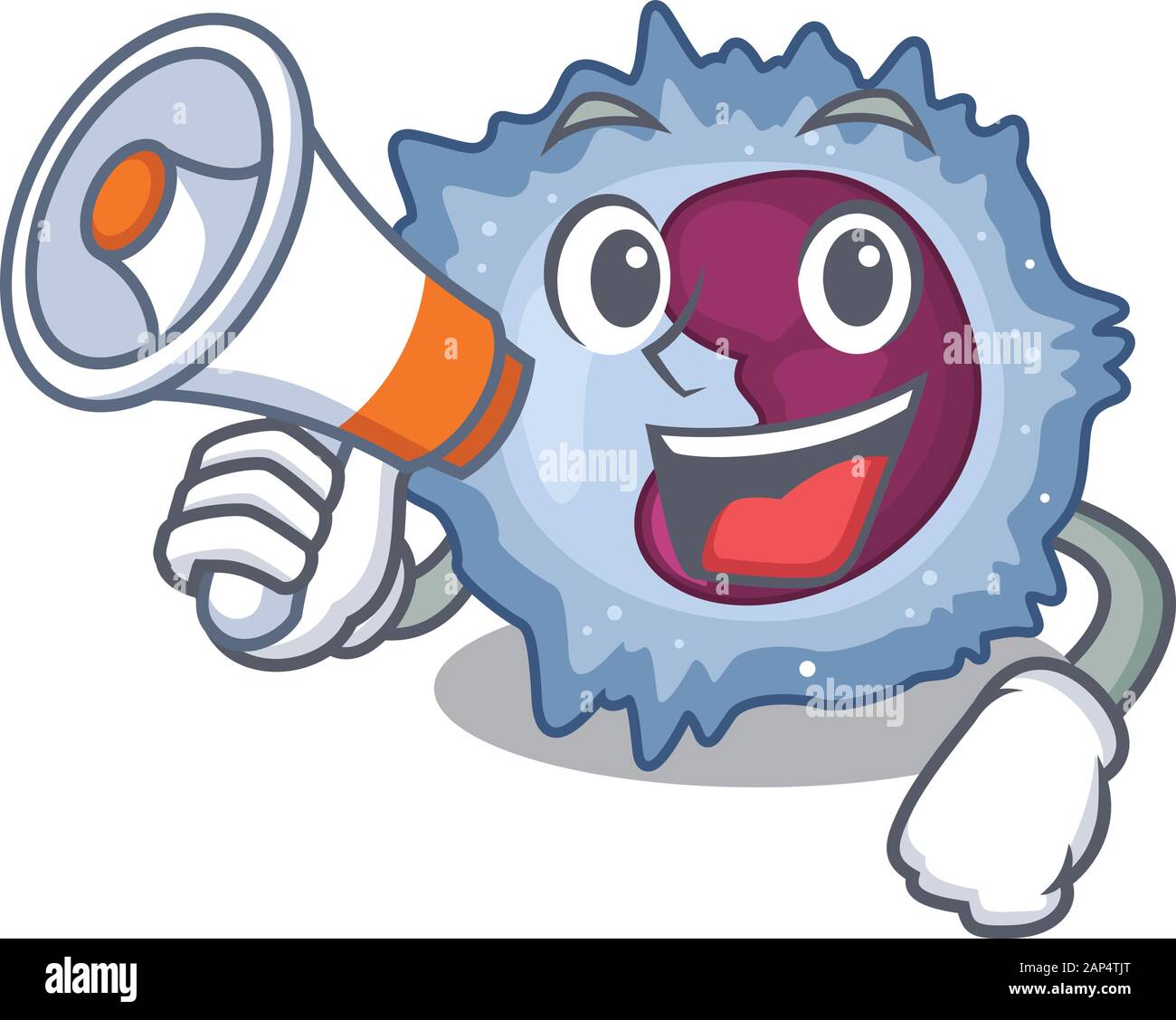An icon of monocyte cell having a megaphone Stock Vector Image & Art ...