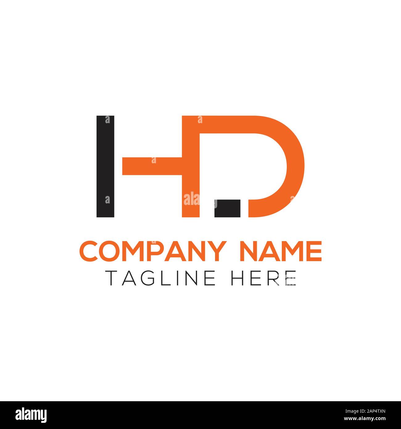 letter HD Logo Design Vector Template. Initial Linked Letter HD Vector ...