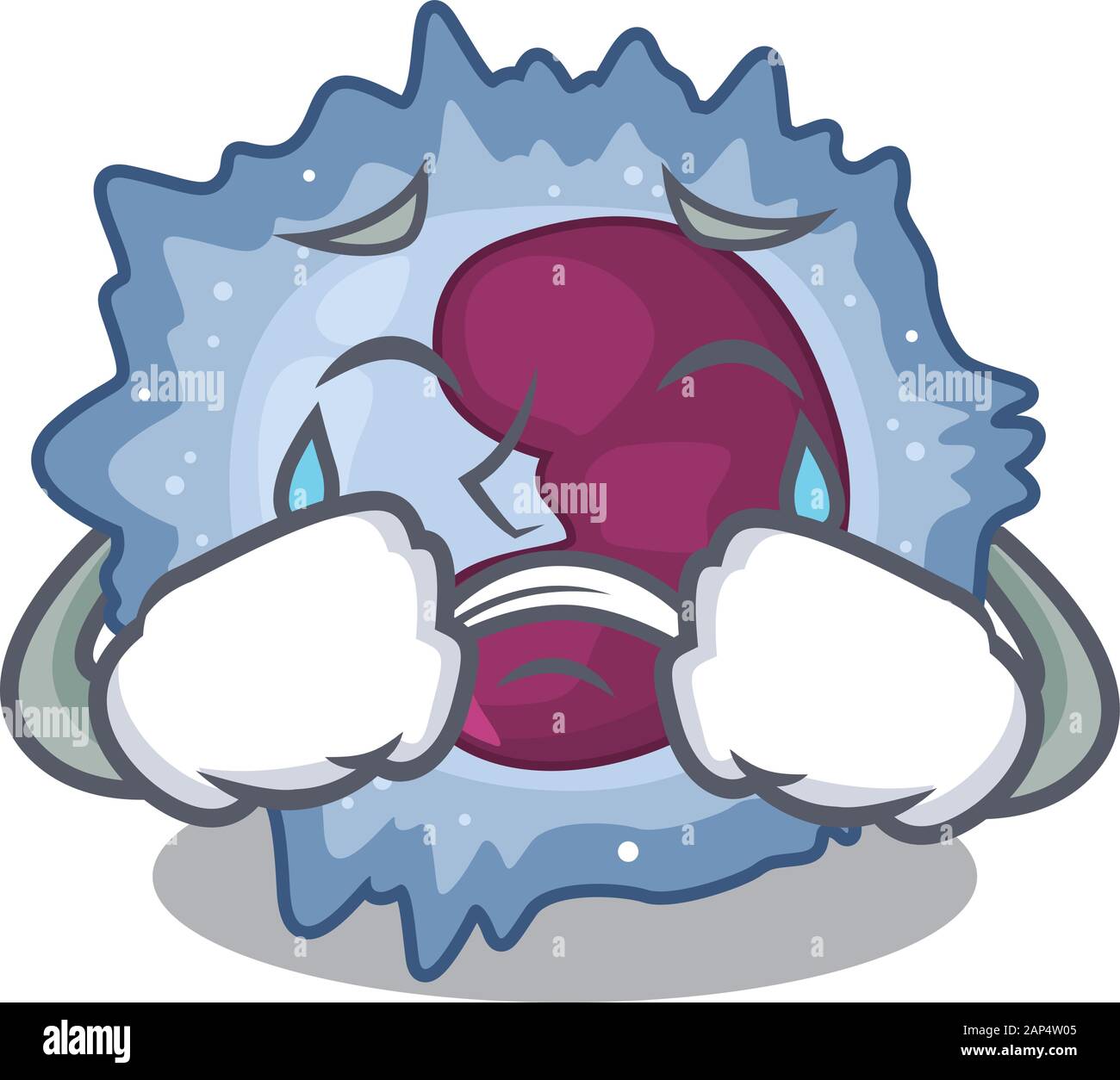 Sad of monocyte cell cartoon mascot style Stock Vector Image & Art - Alamy