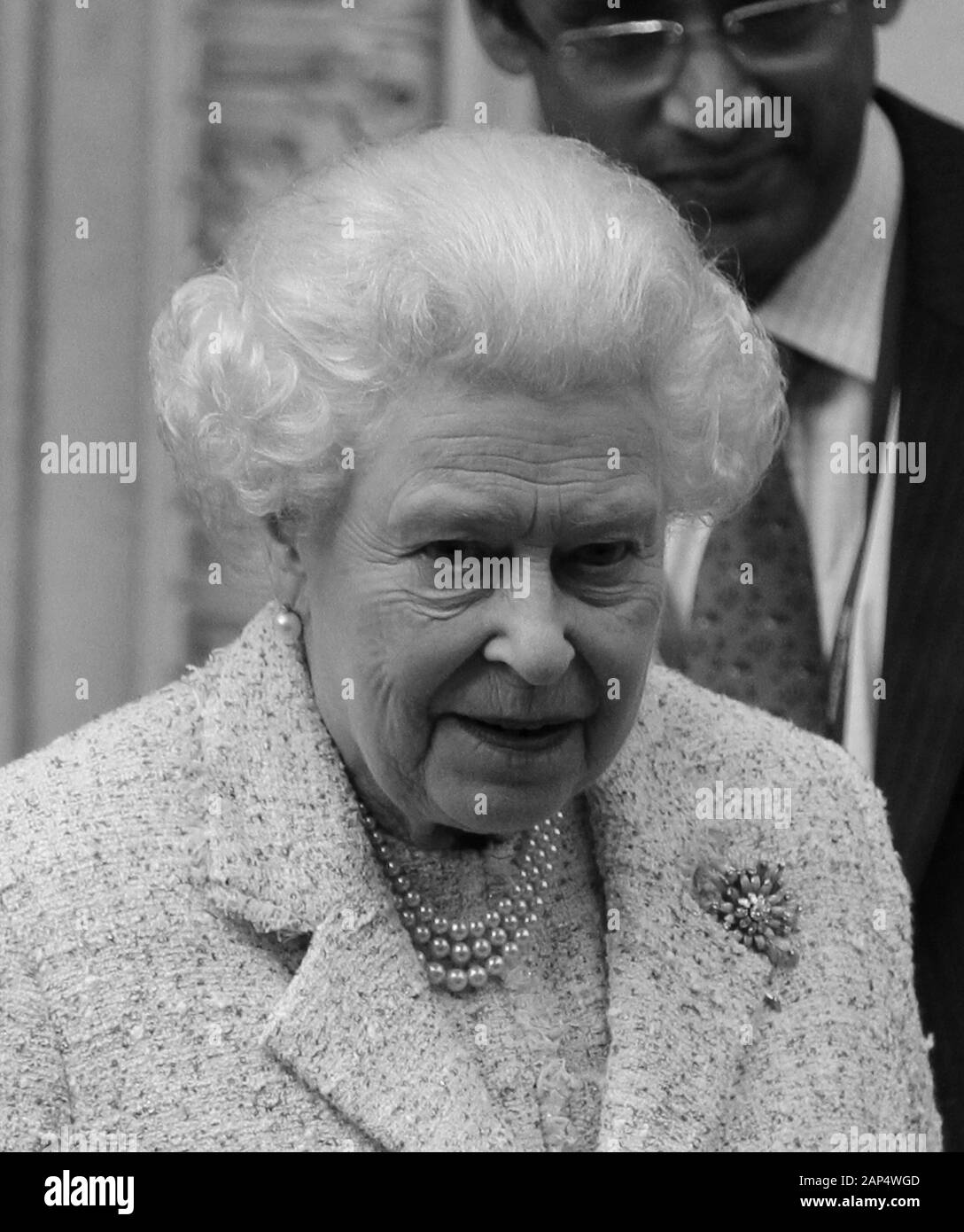 Birthday queen elizabeth Black and White Stock Photos & Images - Alamy