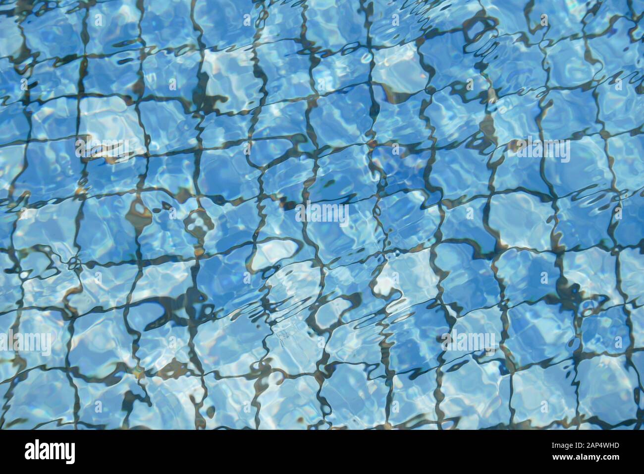 Swimming pool bottom ripple Texture background Stock Photo - Alamy