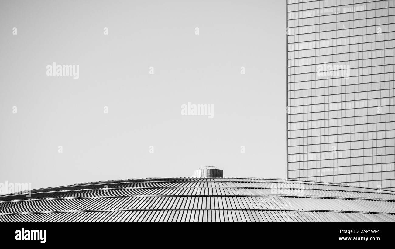 Abstract background architecture lines. modern architecture detail ...