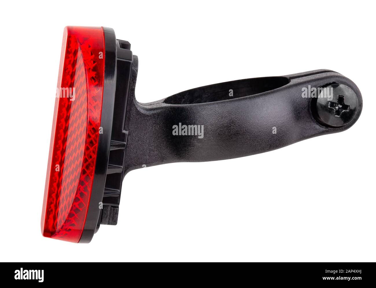 bike rear reflector path isolated on white Stock Photo - Alamy