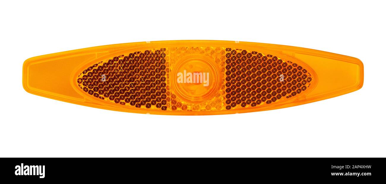 bike wheel reflector path isolated on white Stock Photo - Alamy
