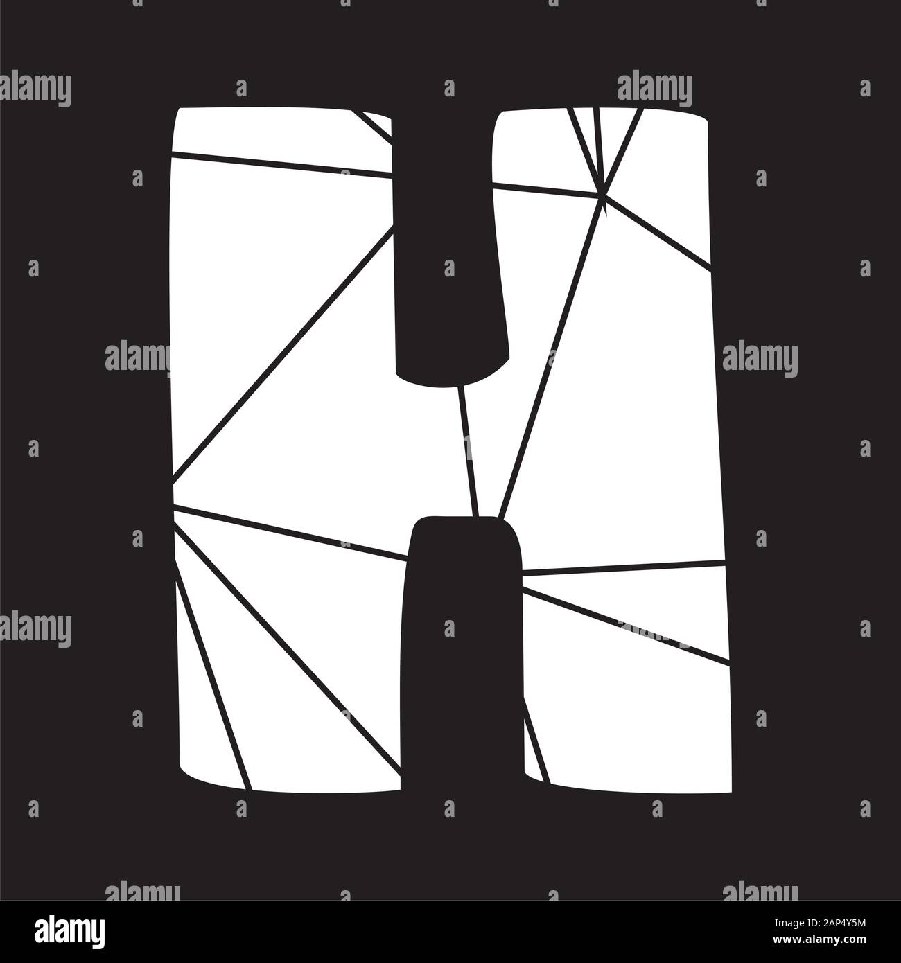 H logo white hi-res stock photography and images - Alamy