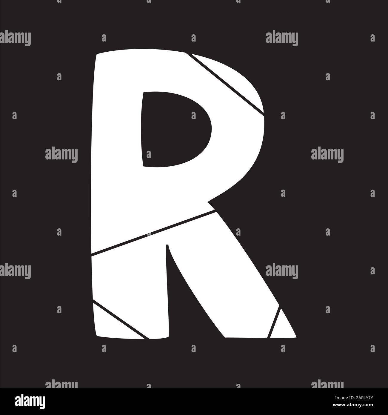 Black letter r hi-res stock photography and images - Alamy