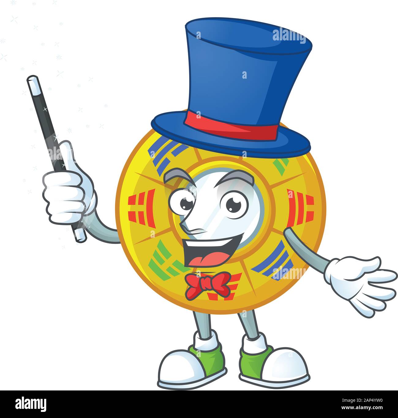 A picture of chinese circle feng shui performance as a Magician Stock ...