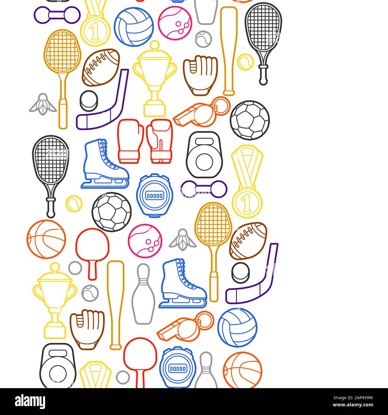 Soccer pattern icons Stock Vector Images - Alamy