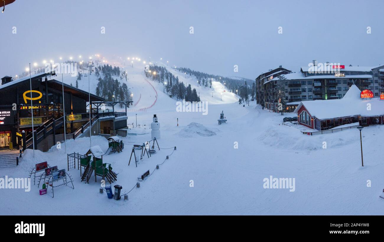 Ruka finland resort hi-res stock photography and images - Alamy
