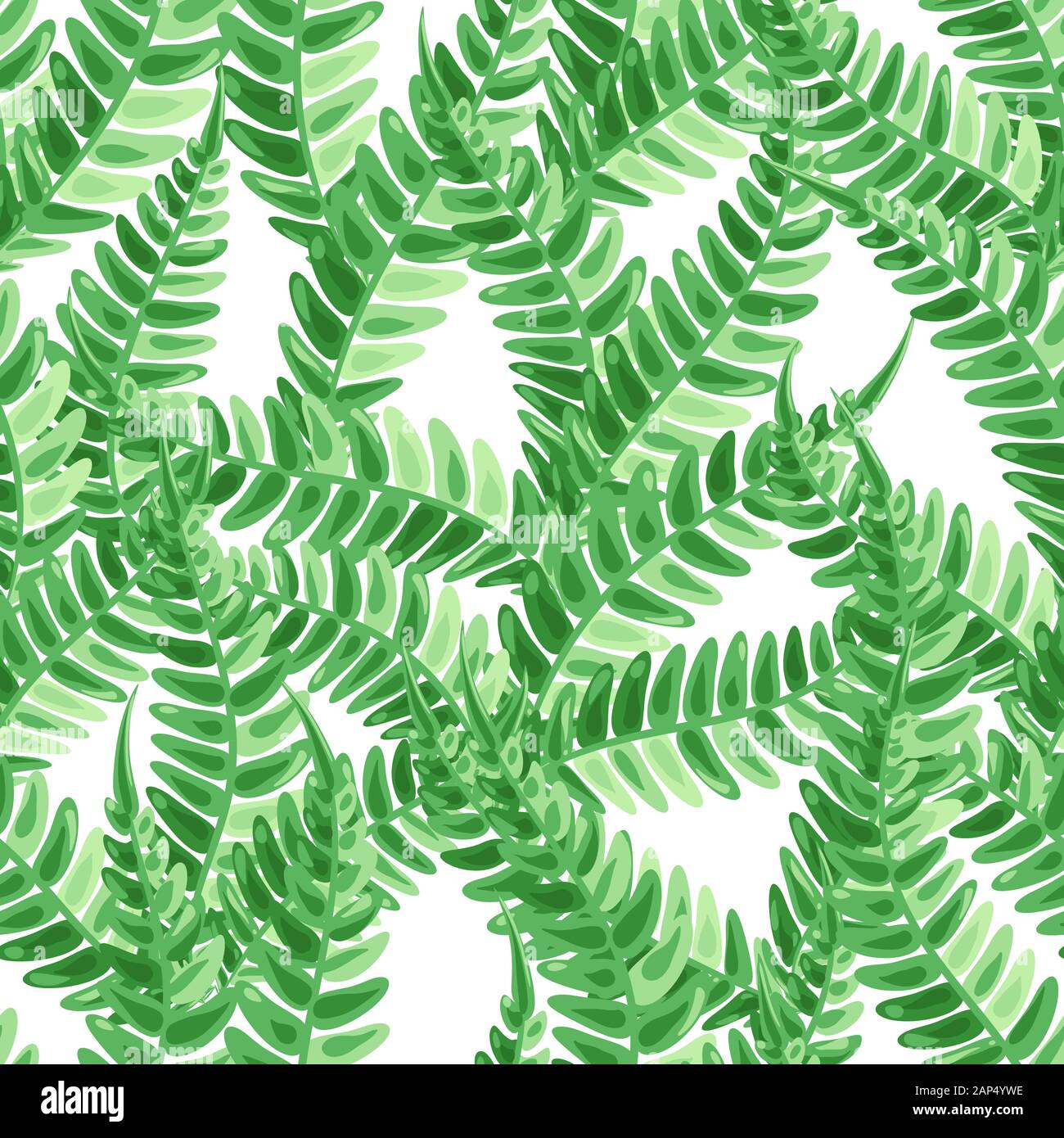 Seamless pattern with fern leaves Stock Vector Image & Art - Alamy