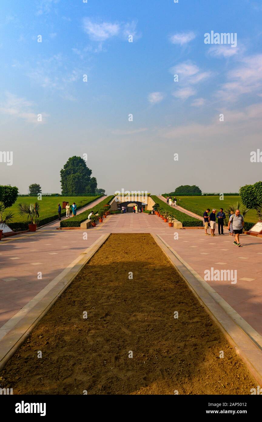 memorial area of Raj Ghat, Delhi, India Stock Photo - Alamy