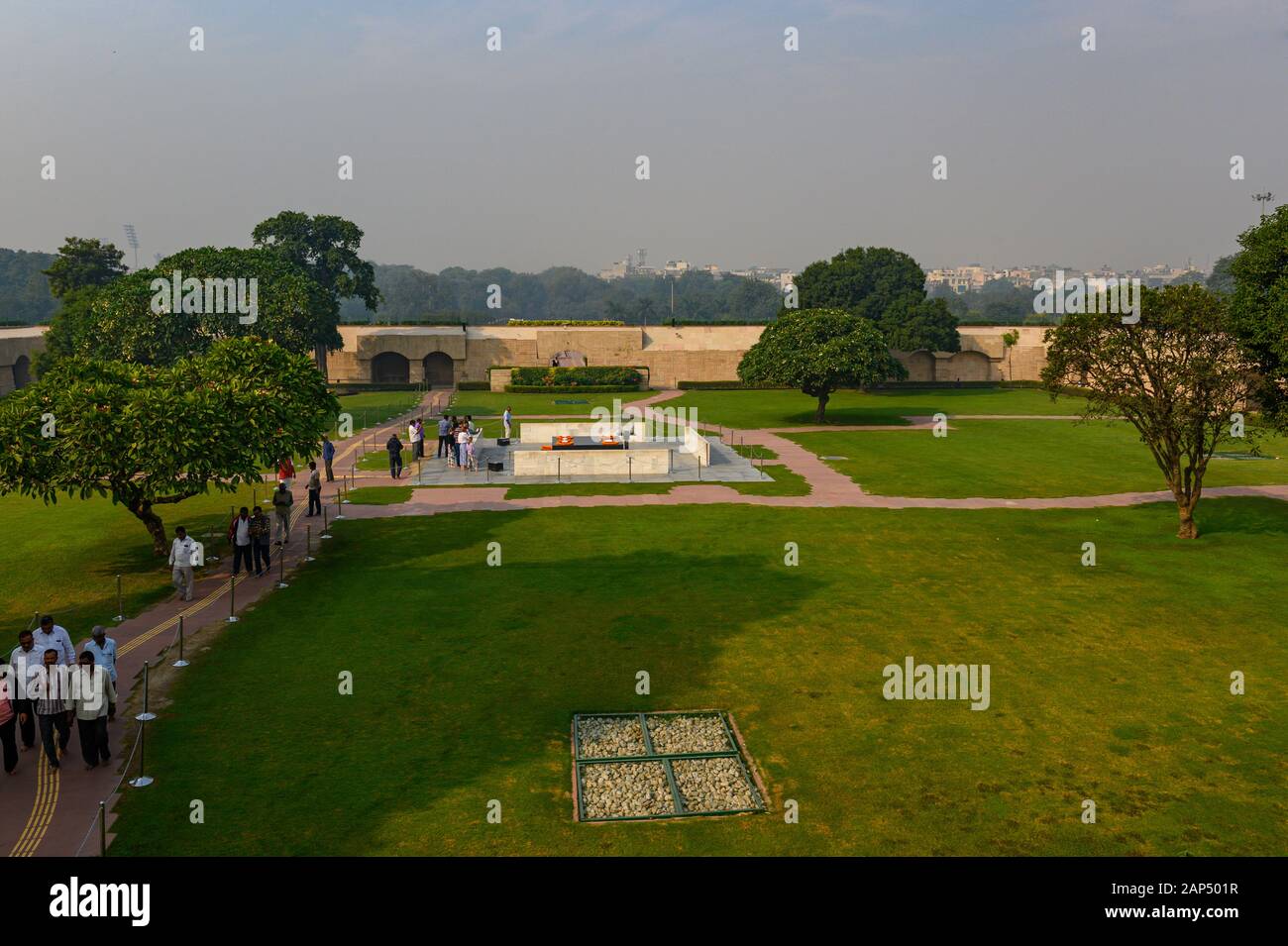 memorial area of Raj Ghat, Delhi, India Stock Photo - Alamy