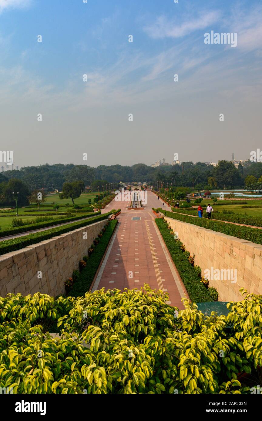 memorial area of Raj Ghat, Delhi, India Stock Photo - Alamy