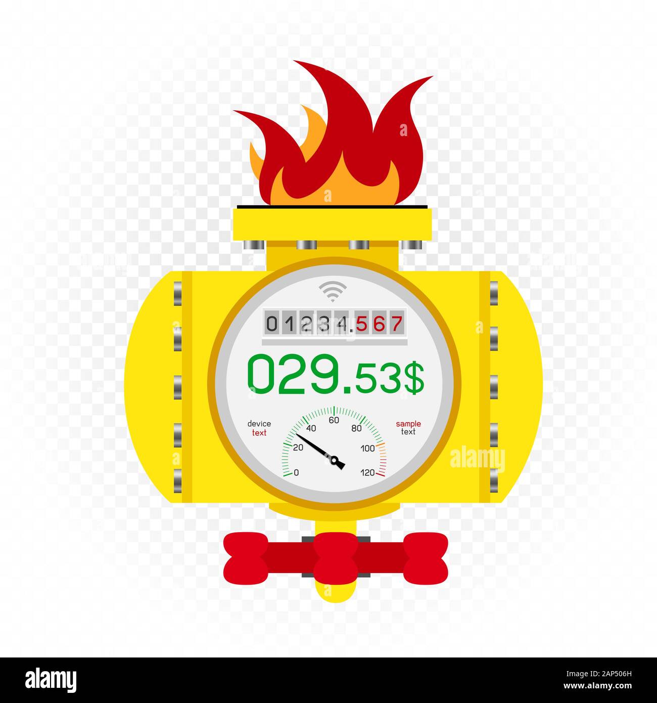 Save gas money Stock Vector Images - Alamy