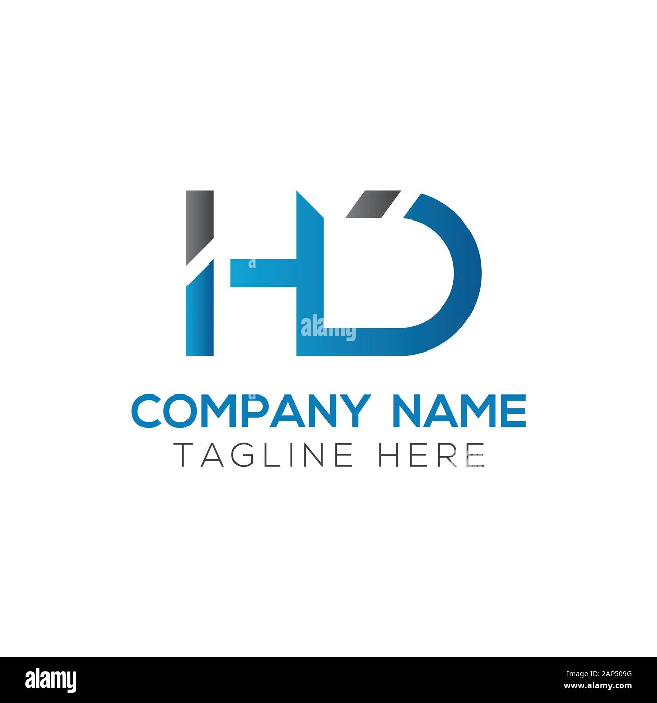 letter HD Logo Design Vector Template. Initial Linked Letter HD Vector ...