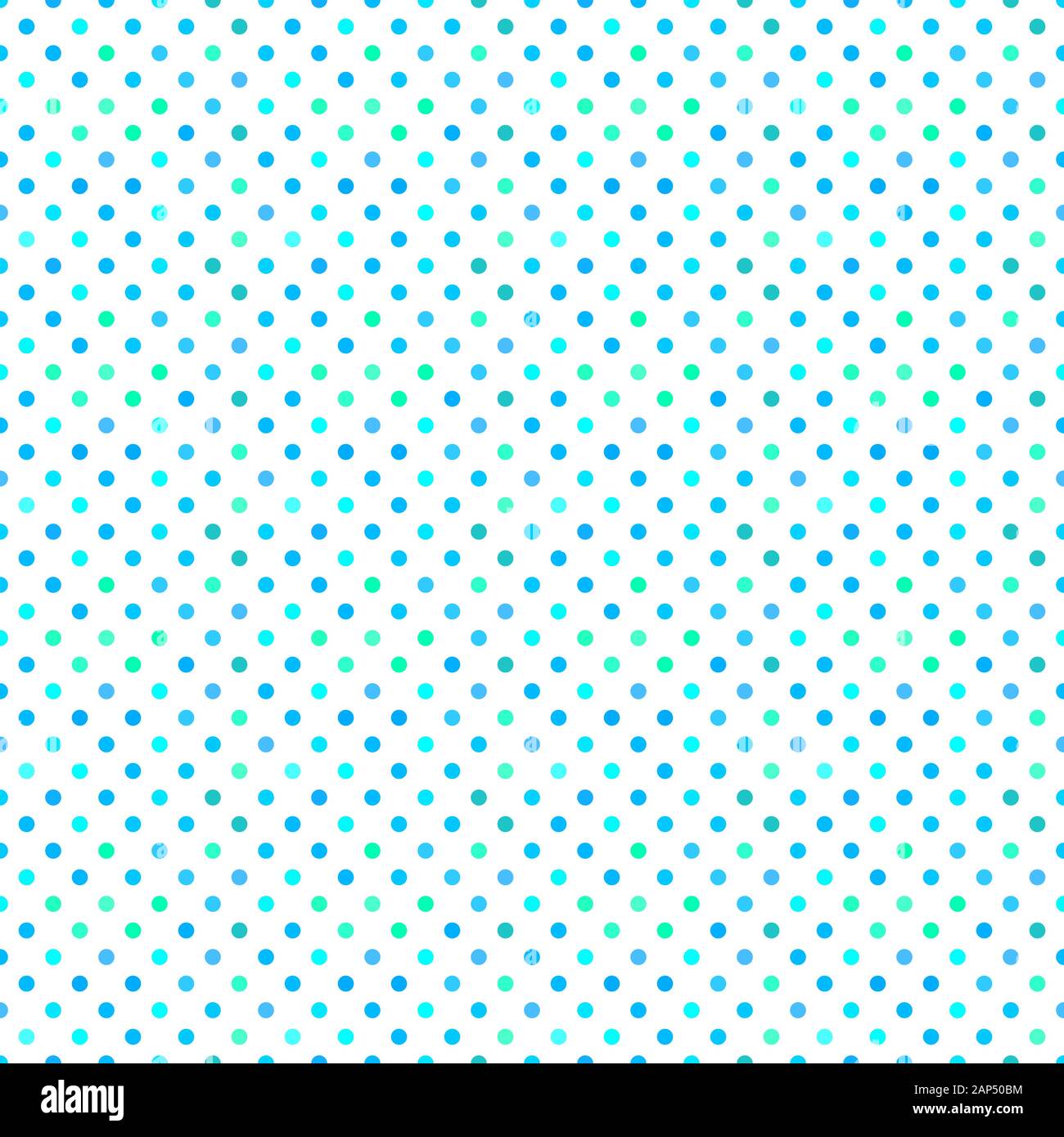 Seamless circle pattern background - cyan abstract vector illustration ...