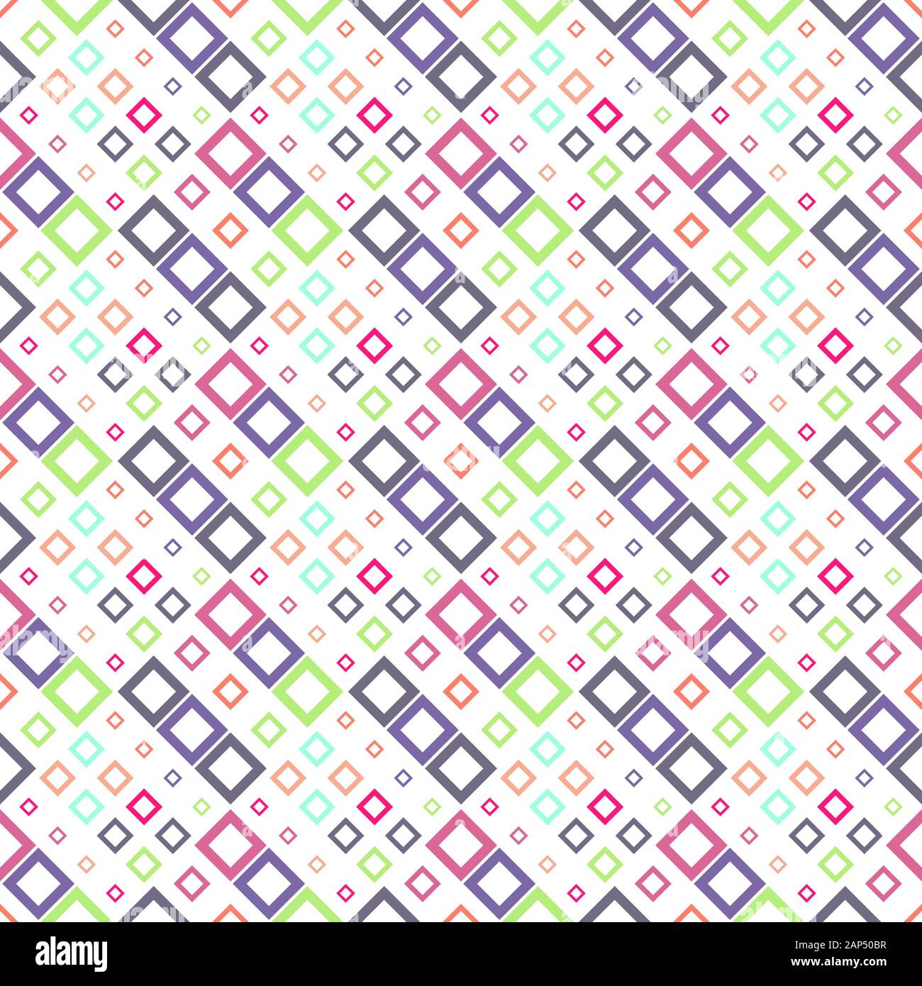 Seamless diagonal square pattern background - abstract geometrical vector design Stock Vector ...