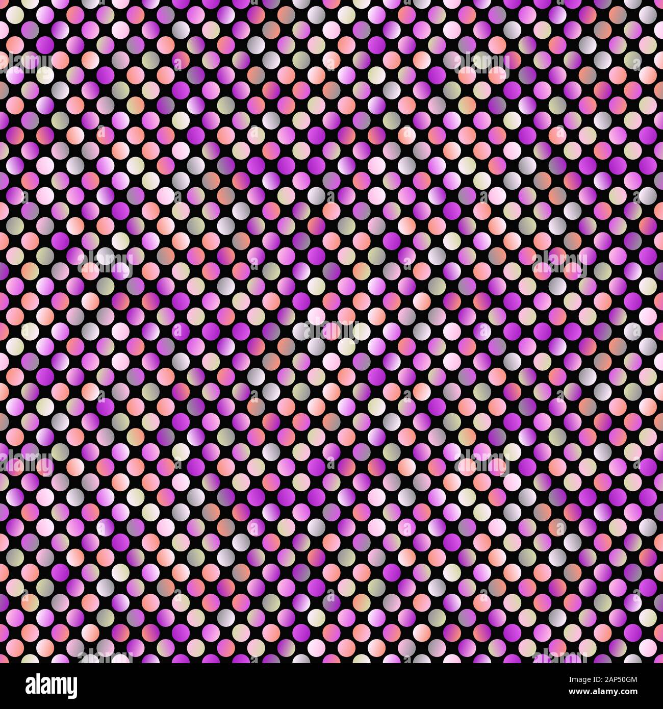 Seamless Gradient Circle Pattern Background Abstract Vector Graphic With Circles Stock Vector