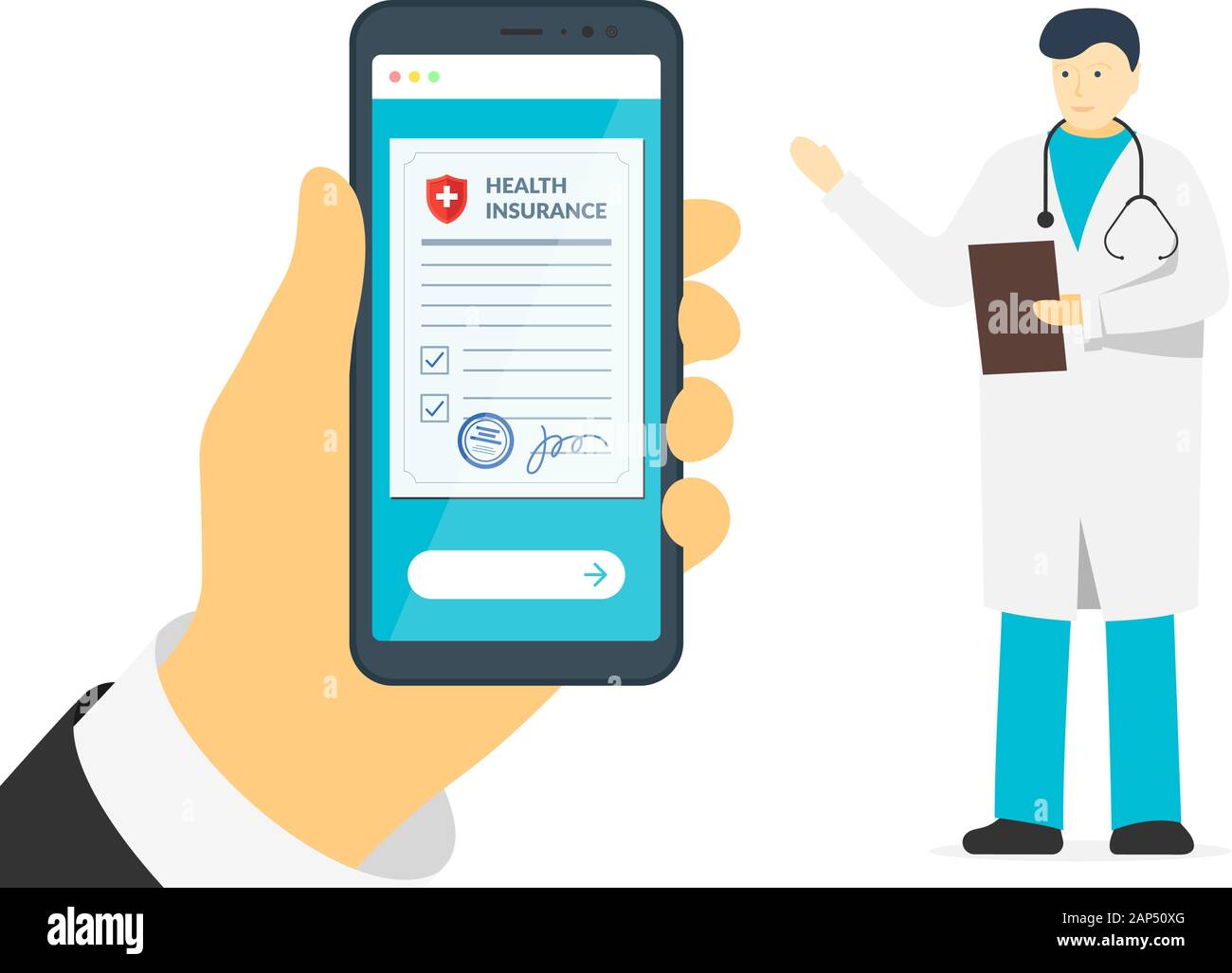 Telemedicine app Stock Vector Images - Alamy