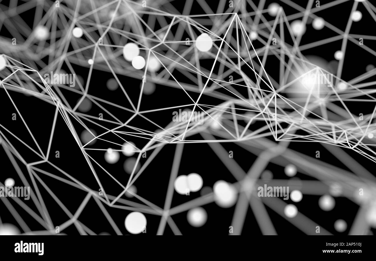 Molecule And Communication Background. Brochure or web banner design ...