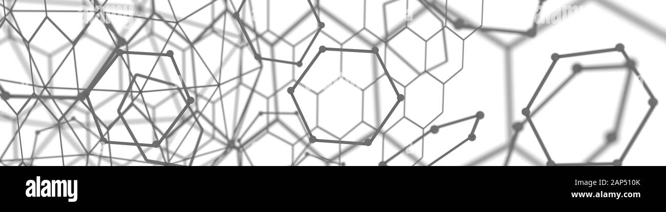 Molecule And Communication Background. Brochure or web banner design ...