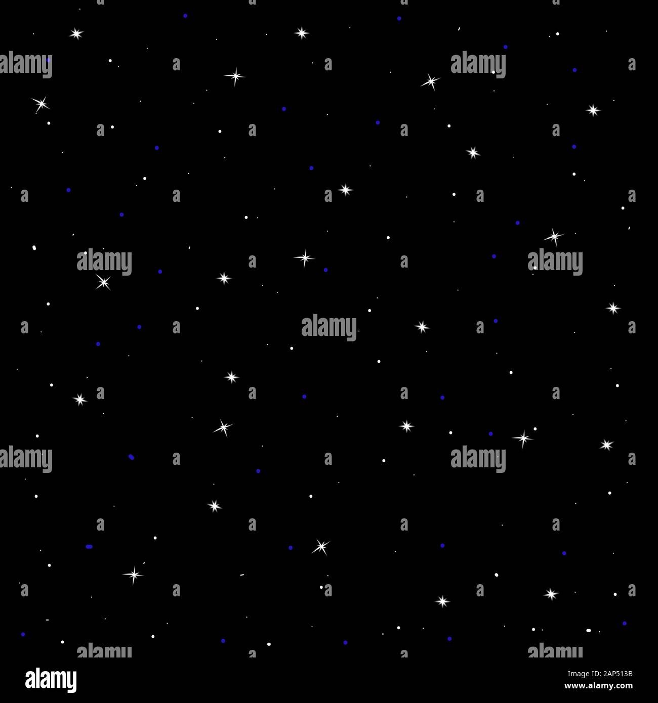 Starry sky background. Flat vector. Starry sky background. Flat vector ...