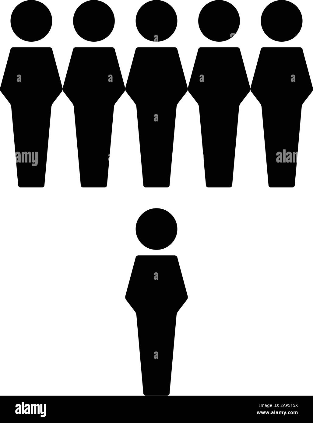 Customer icon vector male group of people symbol avatar for business in ...