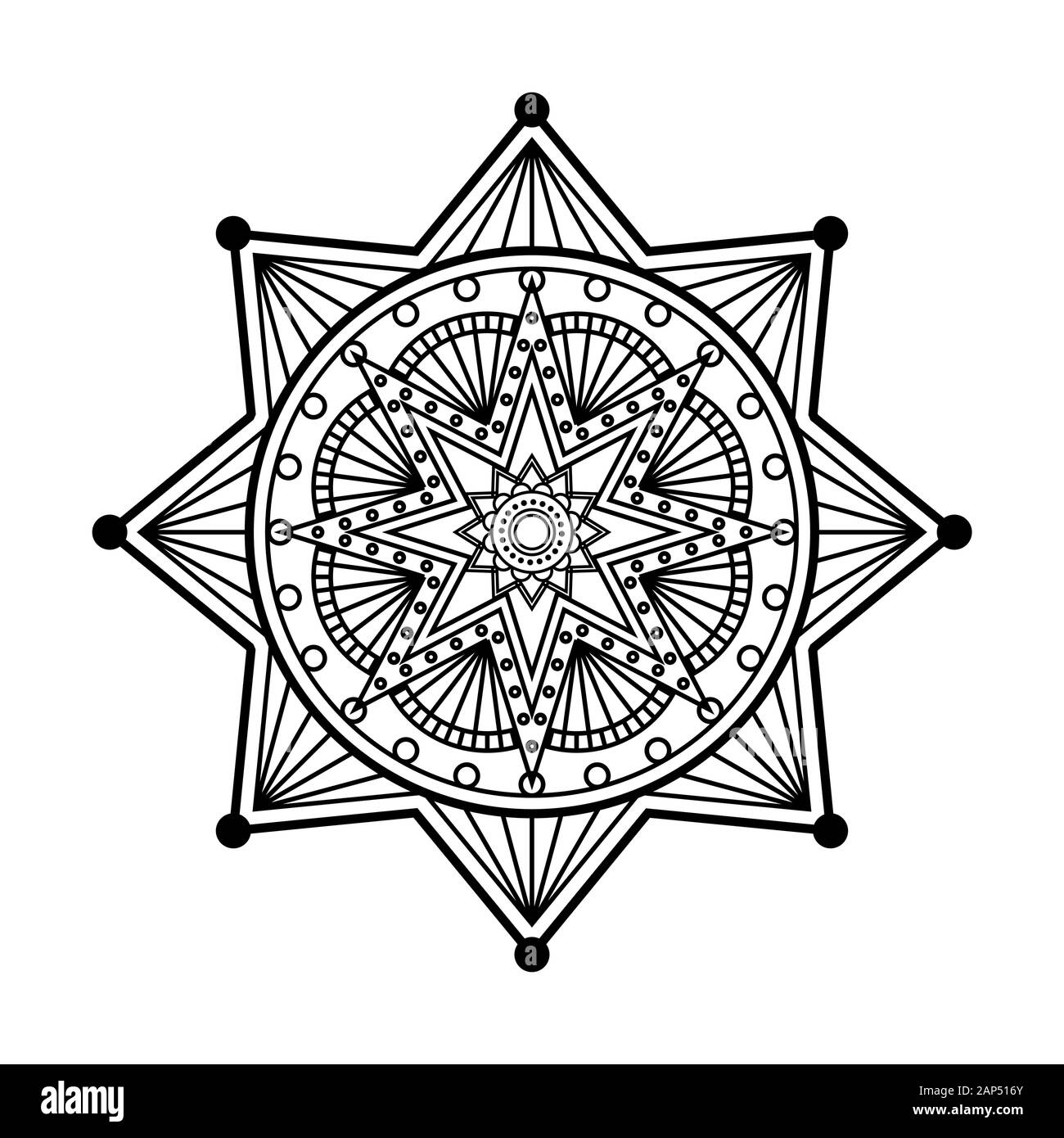 Ornament design Black and White Stock Photos & Images - Alamy