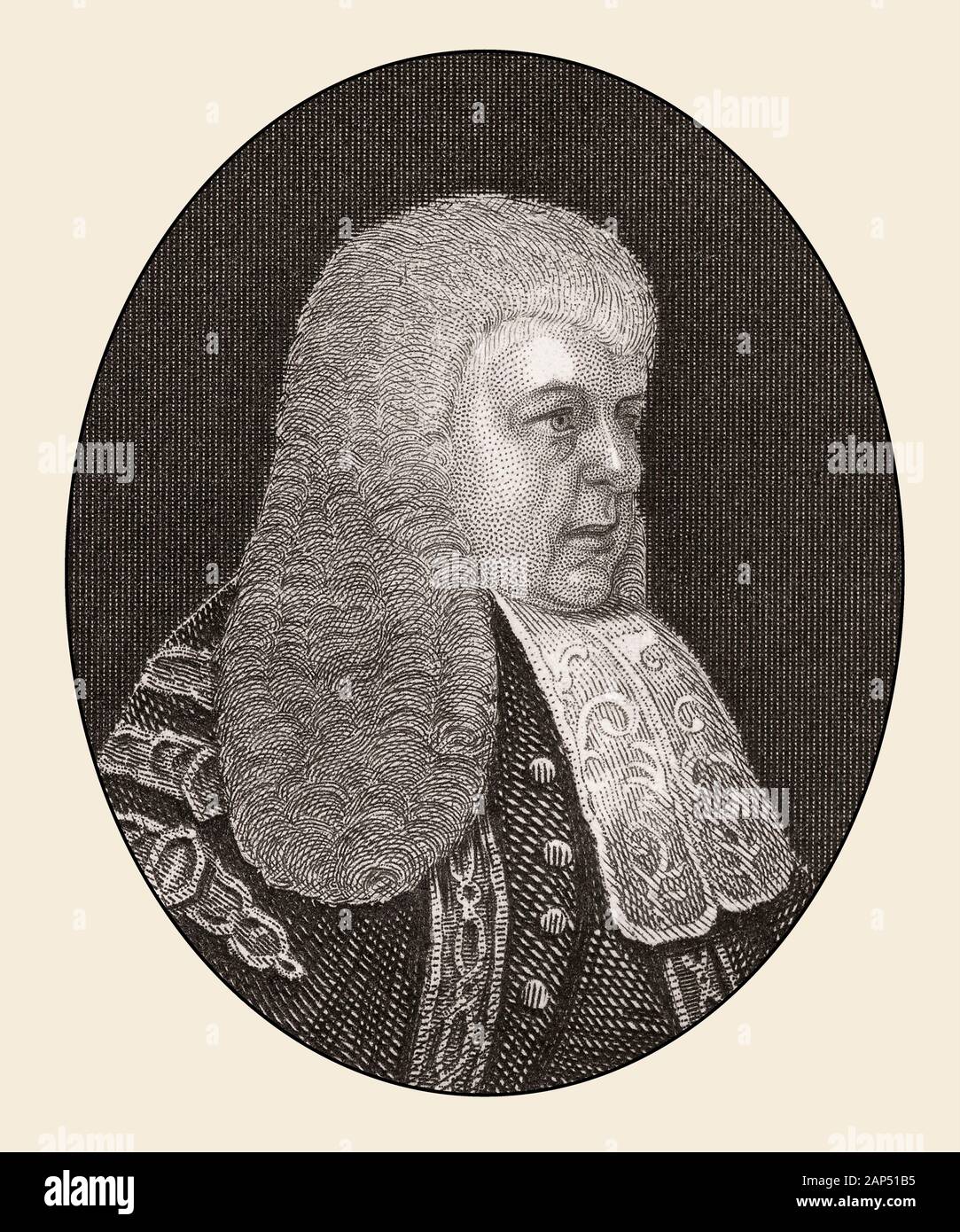 Judges wig 18th century hi-res stock photography and images - Alamy