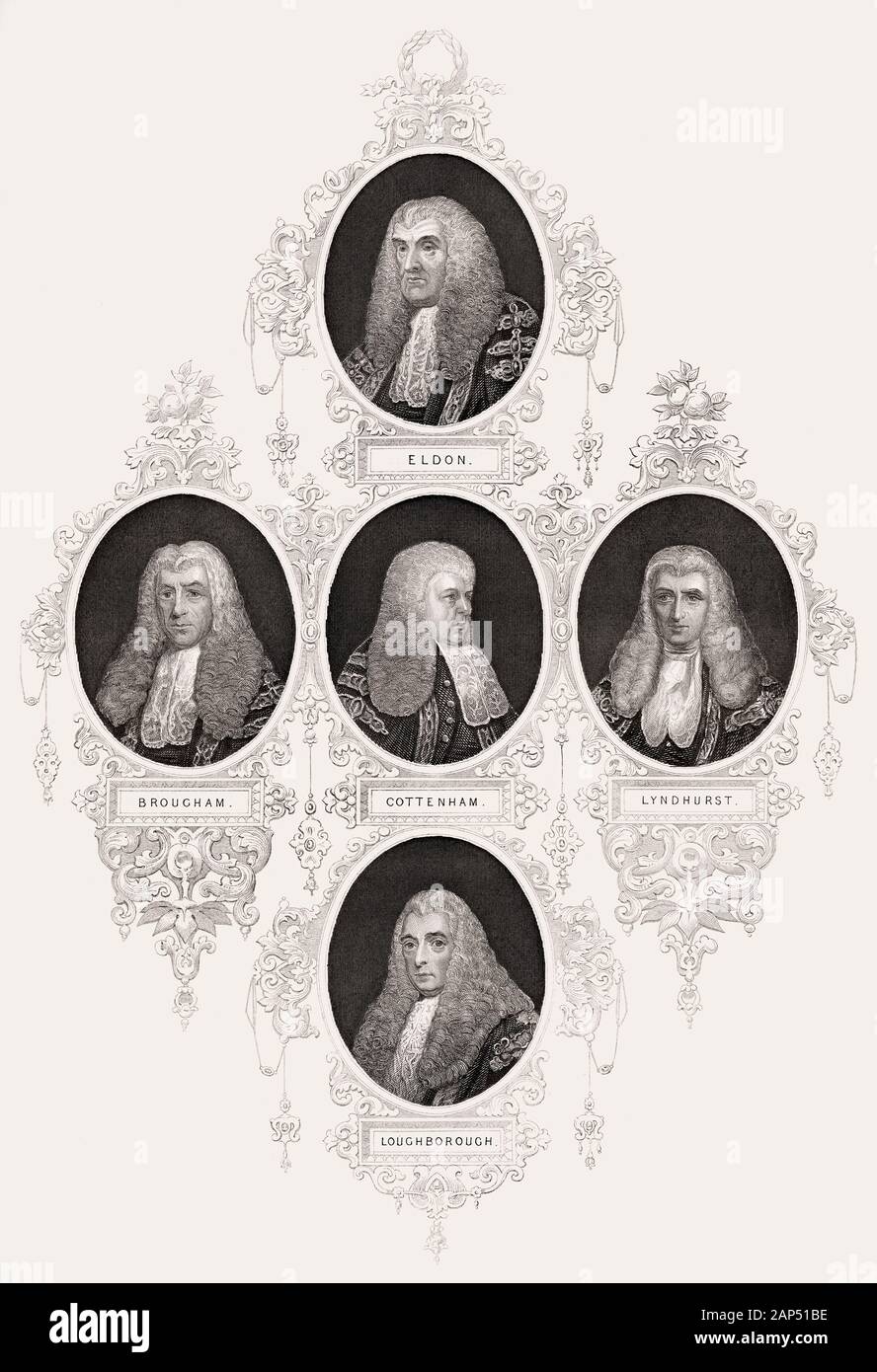 Lord High Chancellors of Great Britain, 18th and 19th century Stock ...
