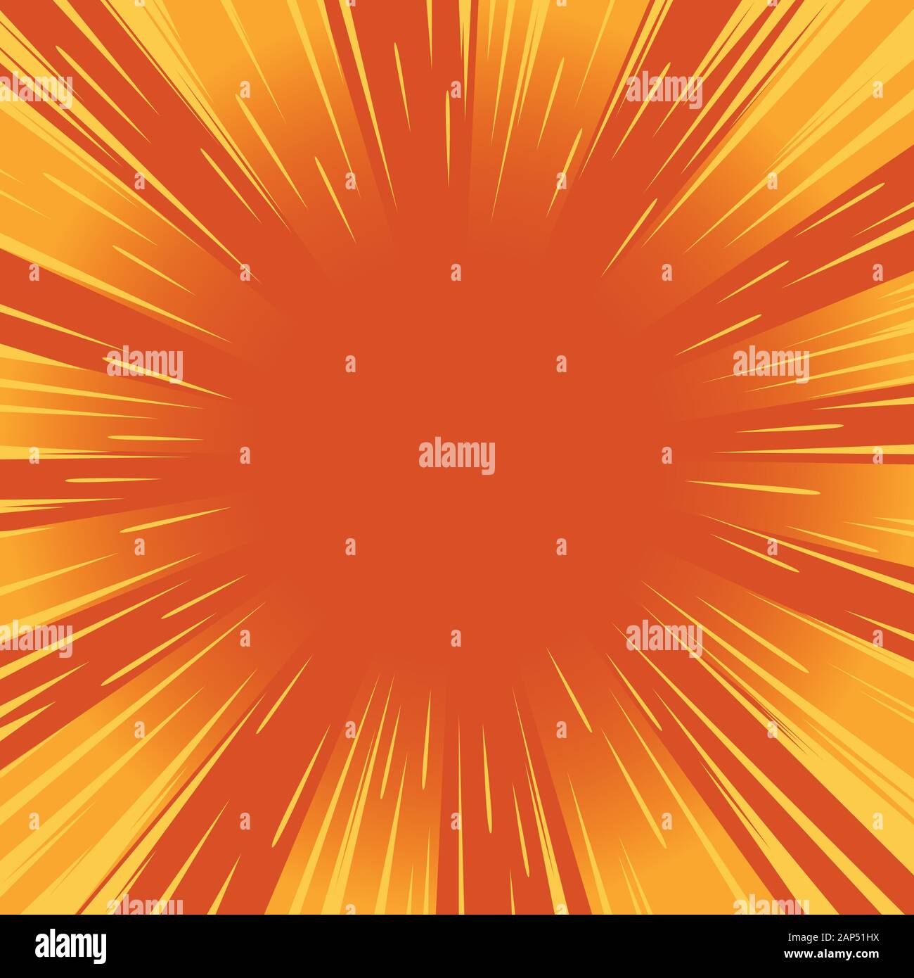 Red rays comic pop art retro background. Vector illustration Stock ...