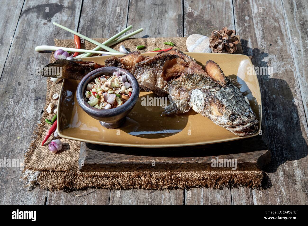 Cooked snake head fish hi-res stock photography and images - Alamy