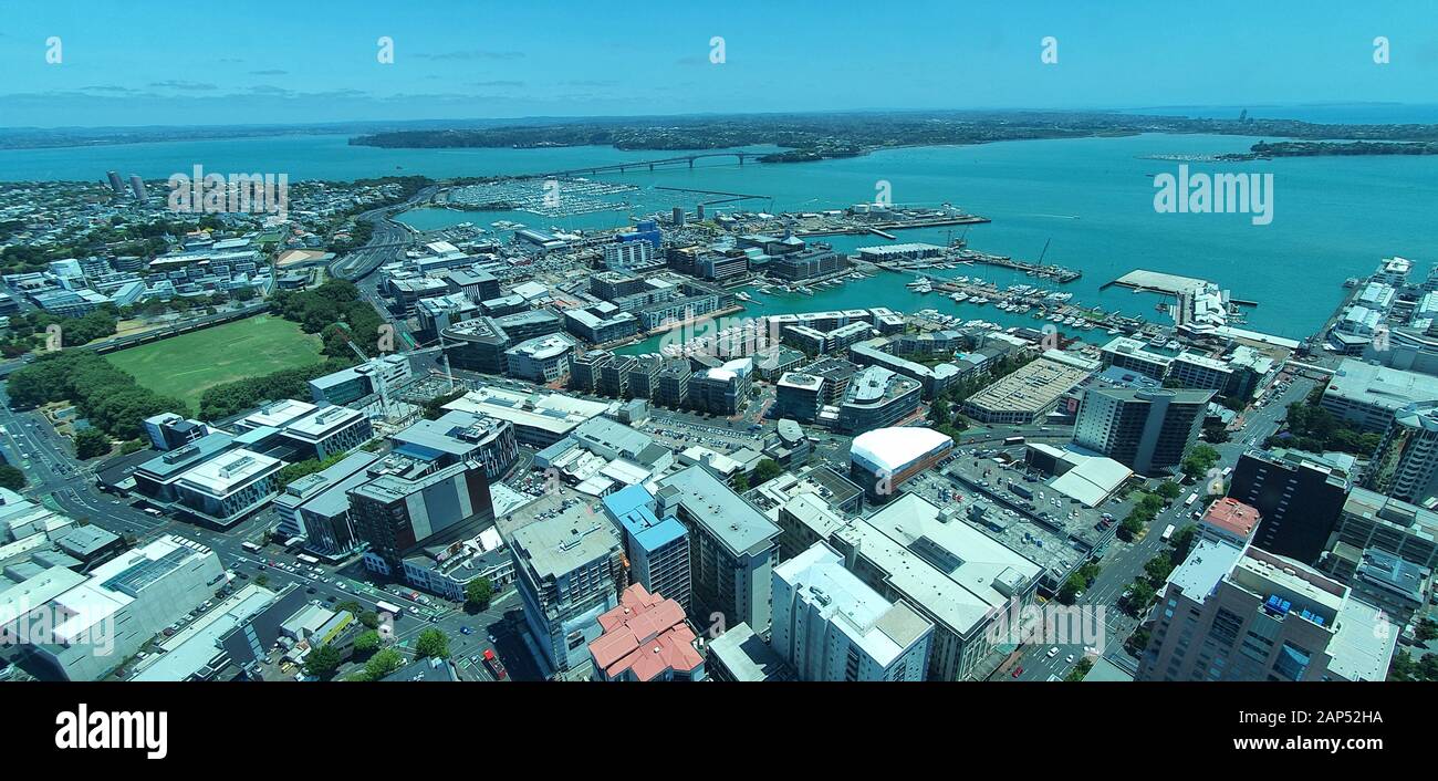 Ports of auckland top view hi-res stock photography and images - Alamy