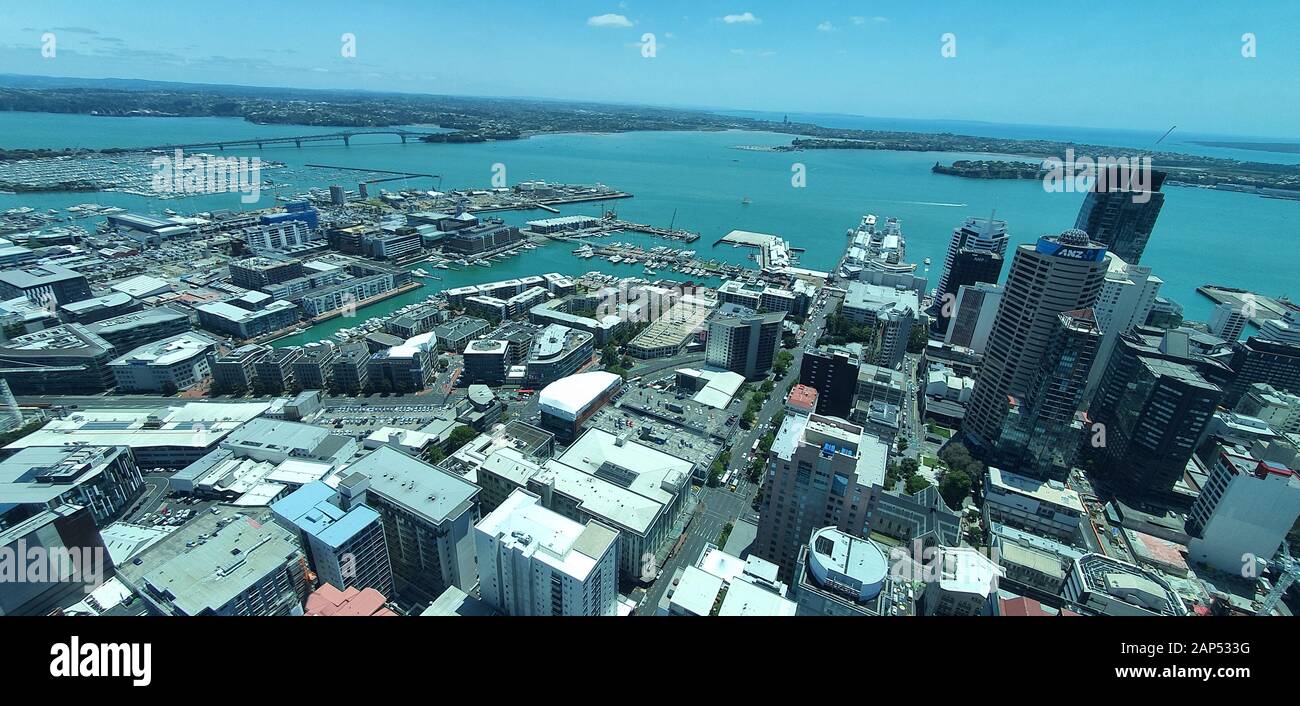 Ports of auckland top view hi-res stock photography and images - Alamy