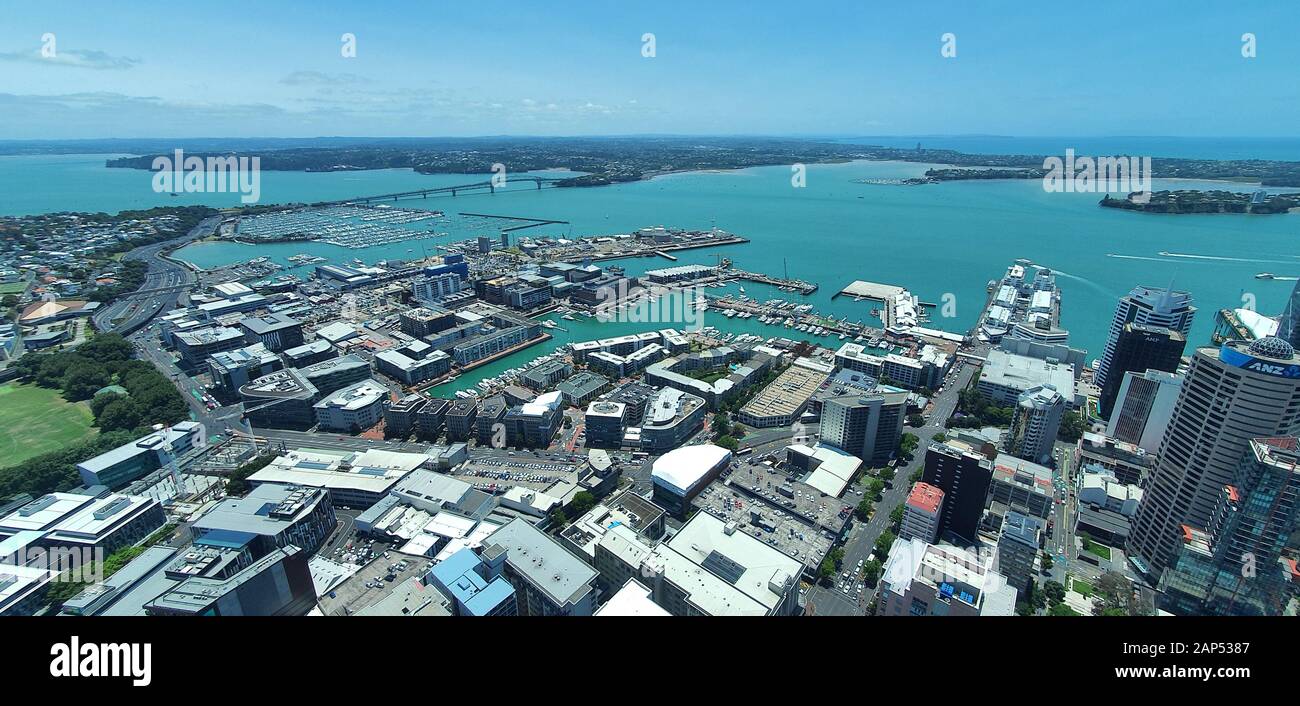 Viaduct Harbour, Auckland / New Zealand - December 13, 2019: The ...