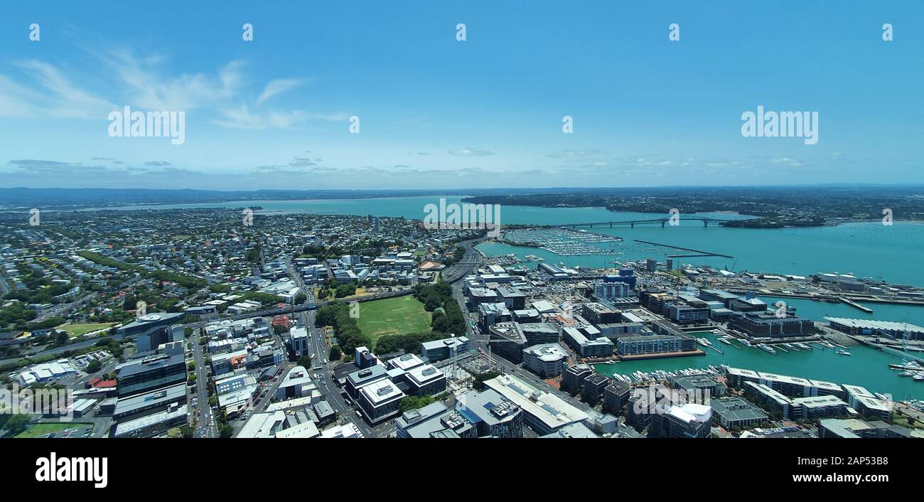 Ports of auckland top view hi-res stock photography and images - Alamy