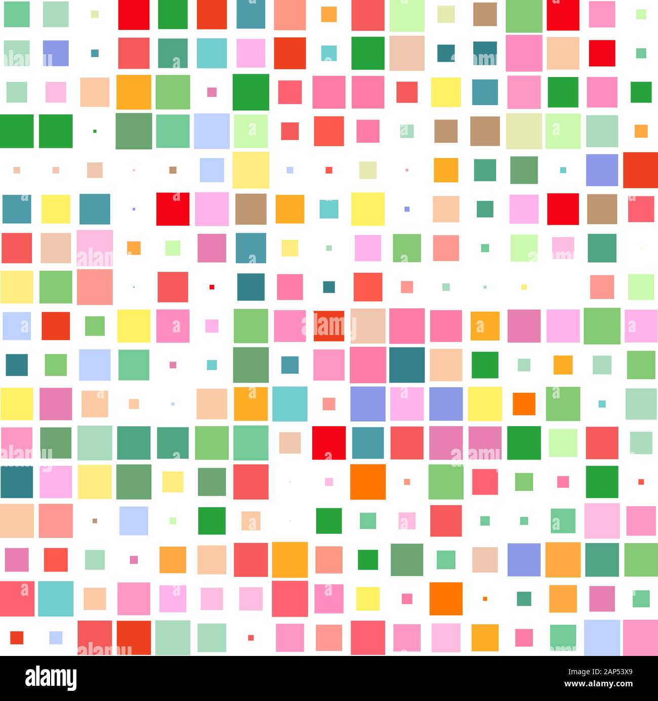 Mosaic with colorful squares Stock Vector Image & Art - Alamy