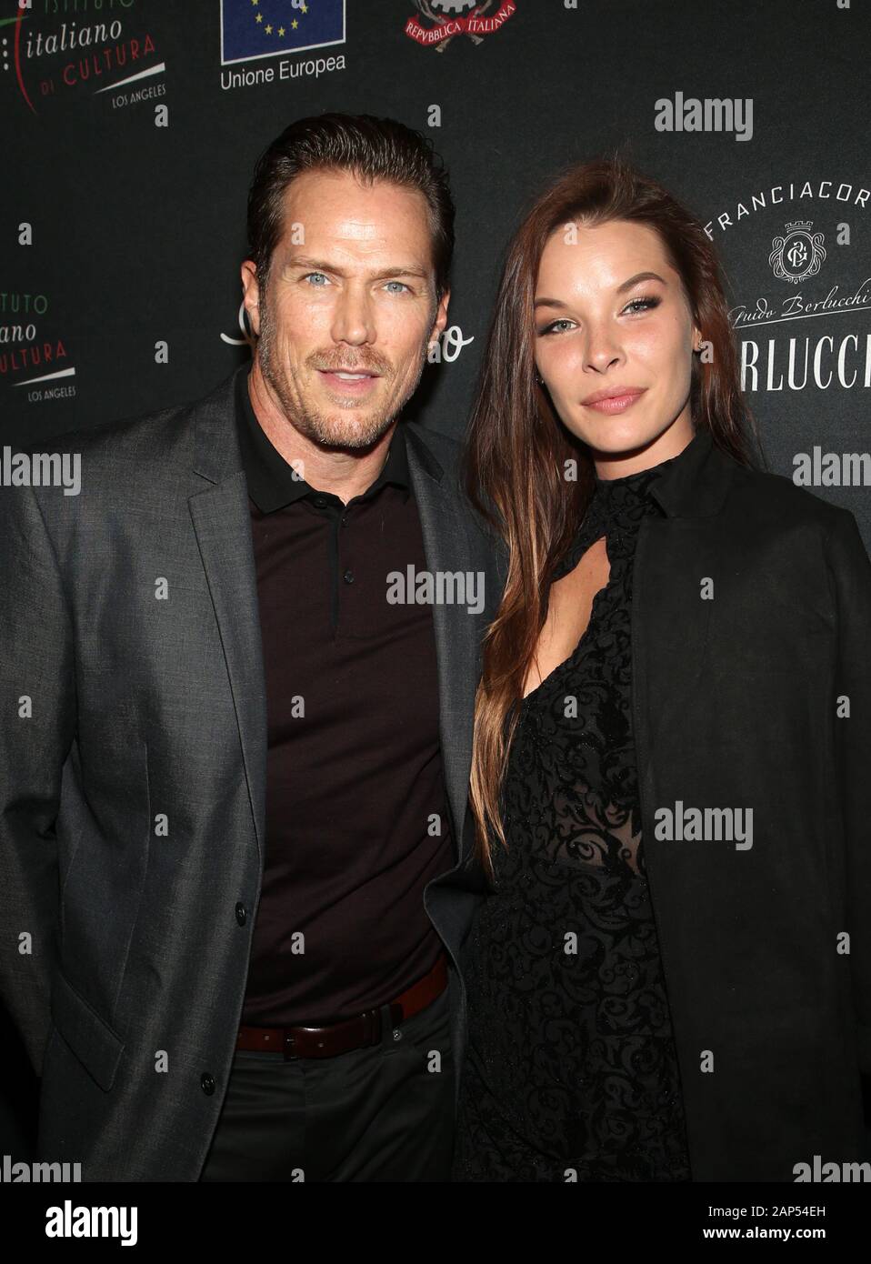 Los Angeles, Ca. 20th Jan, 2020. Jason Lewis, Liz Godwin, at the 2020 ...