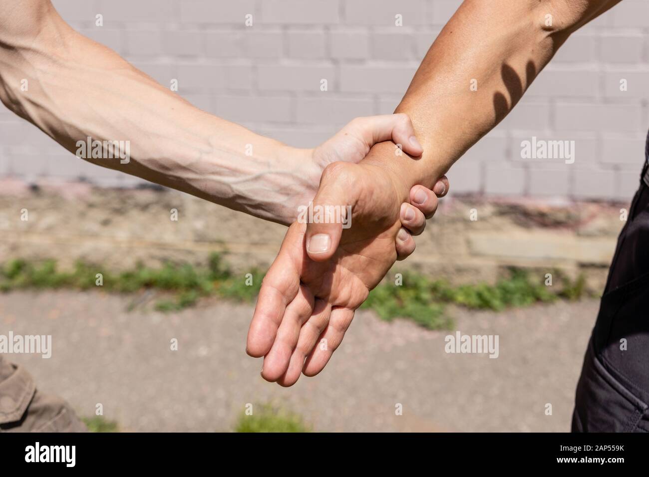 Attack defence hands up hi-res stock photography and images - Alamy