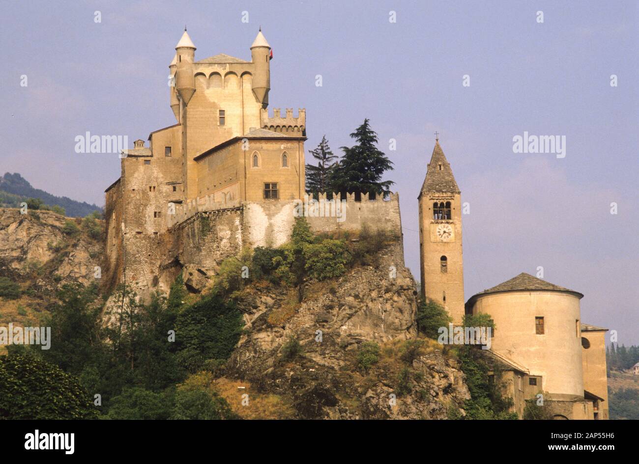castle of saint pierre Stock Photo - Alamy