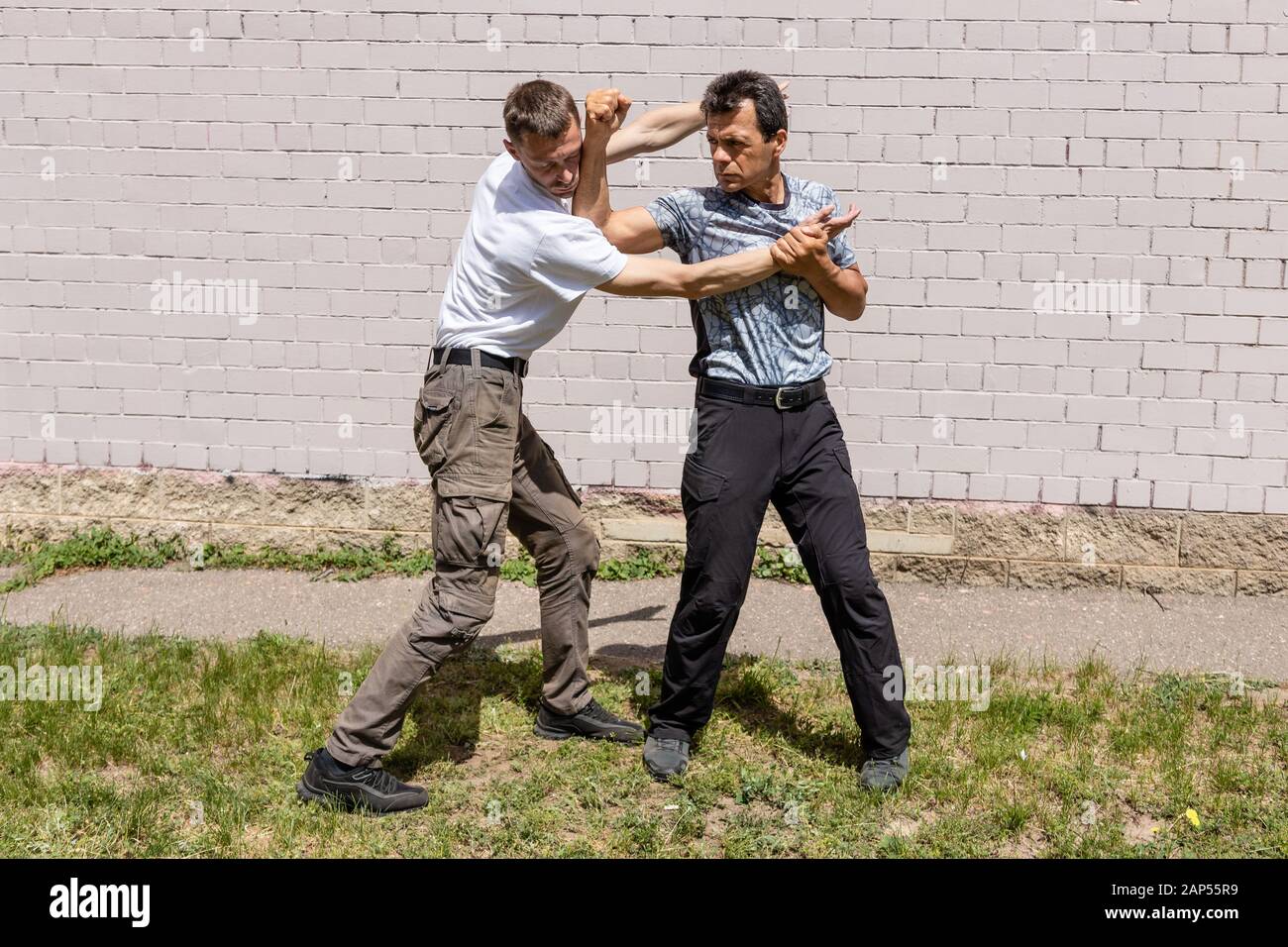 Self Defense Techniques Krav Maga Stock Photo - Alamy