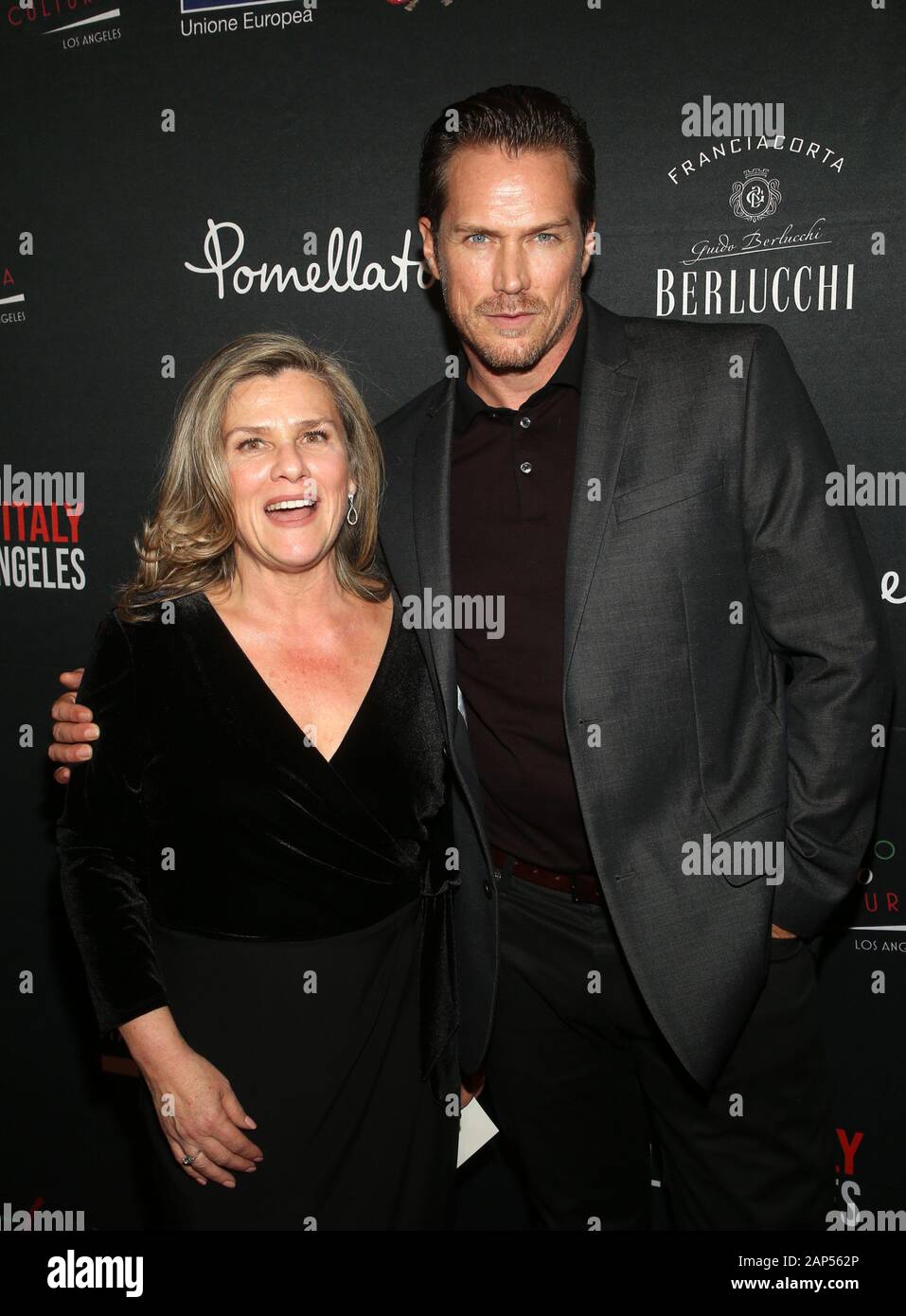 Los Angeles, Ca. 20th Jan, 2020. Valeria Rumori, Jason Lewis, at the ...