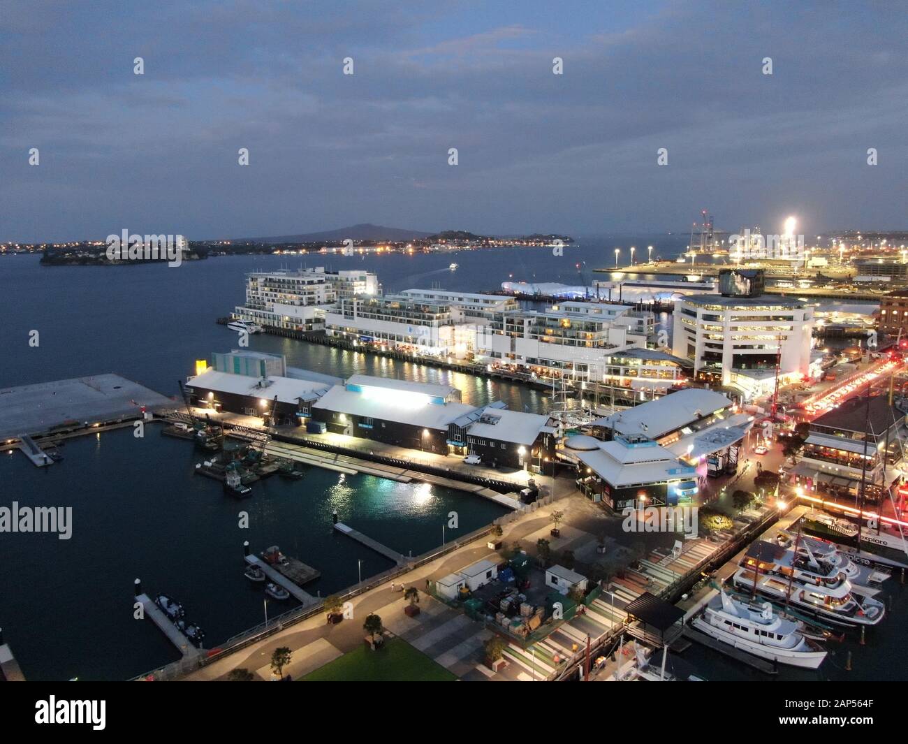 Viaduct Harbour, Auckland / New Zealand - December 12, 2019: The ...