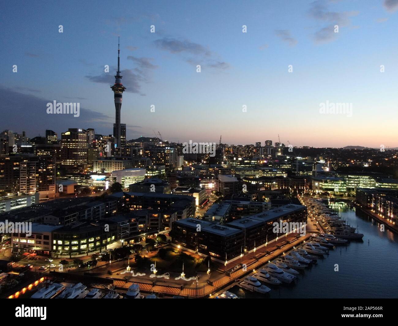 Viaduct Harbour, Auckland / New Zealand - December 12, 2019: The ...