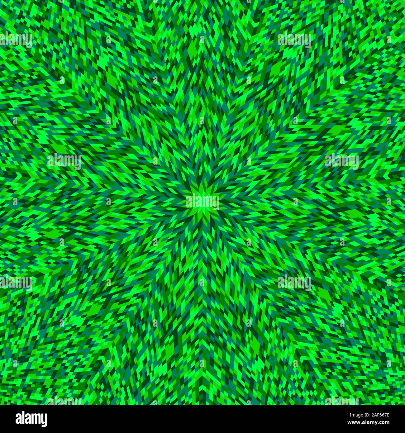 Hypnotic Dynamic Circular Tile Mosaic Pattern Background Colorful Abstract Vector Graphic