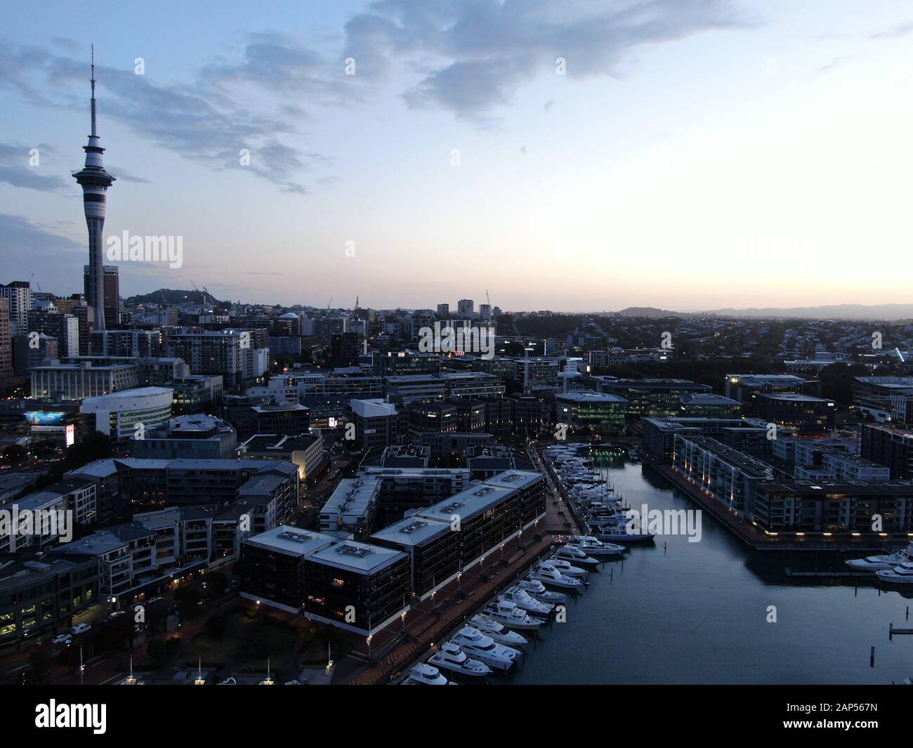 Viaduct Harbour, Auckland / New Zealand - December 12, 2019: The ...