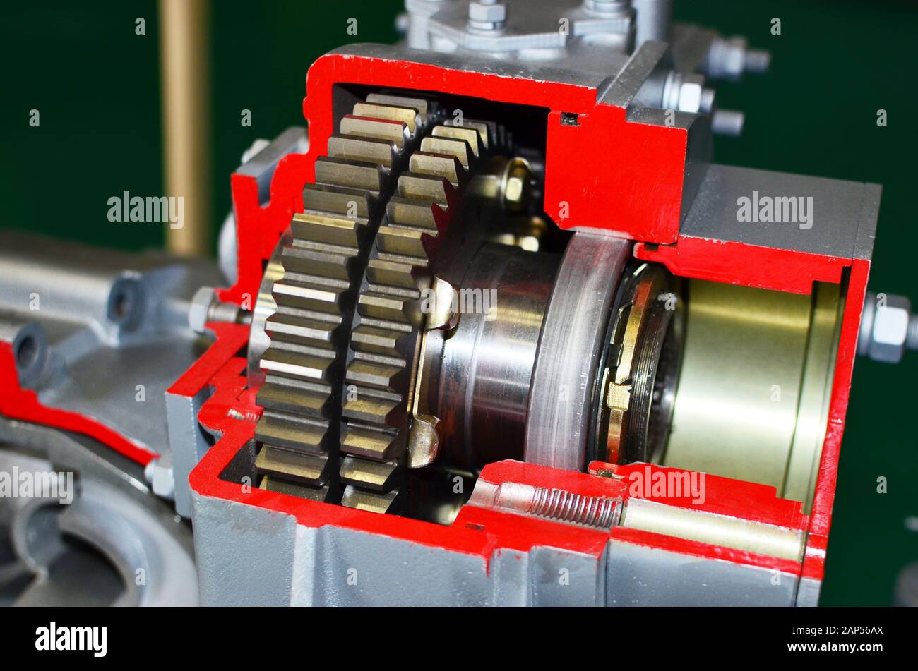 Automatic open gear box for truck. Automotive transmission repair and ...