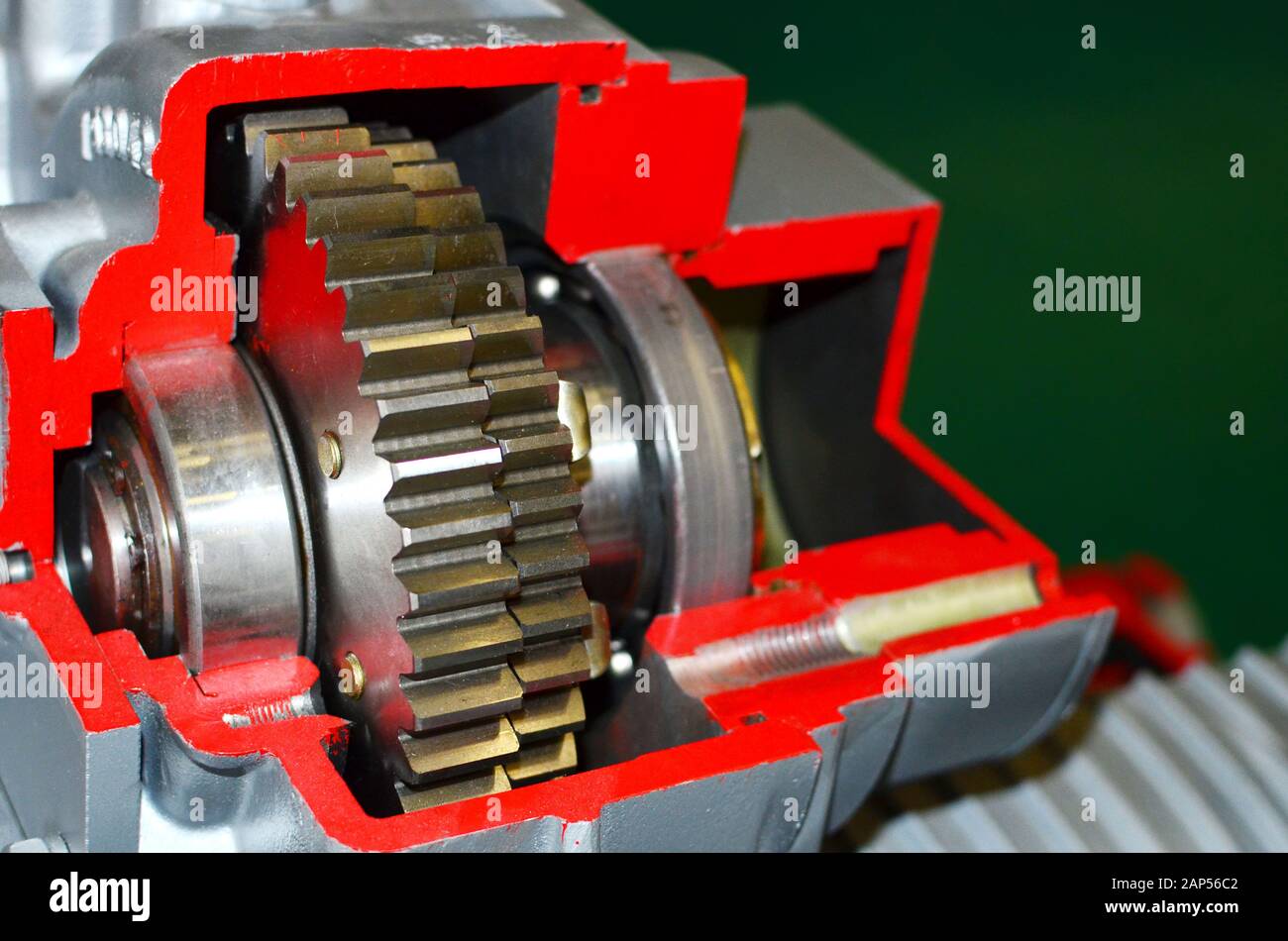 Automatic open gear box for truck. Automotive transmission repair and ...