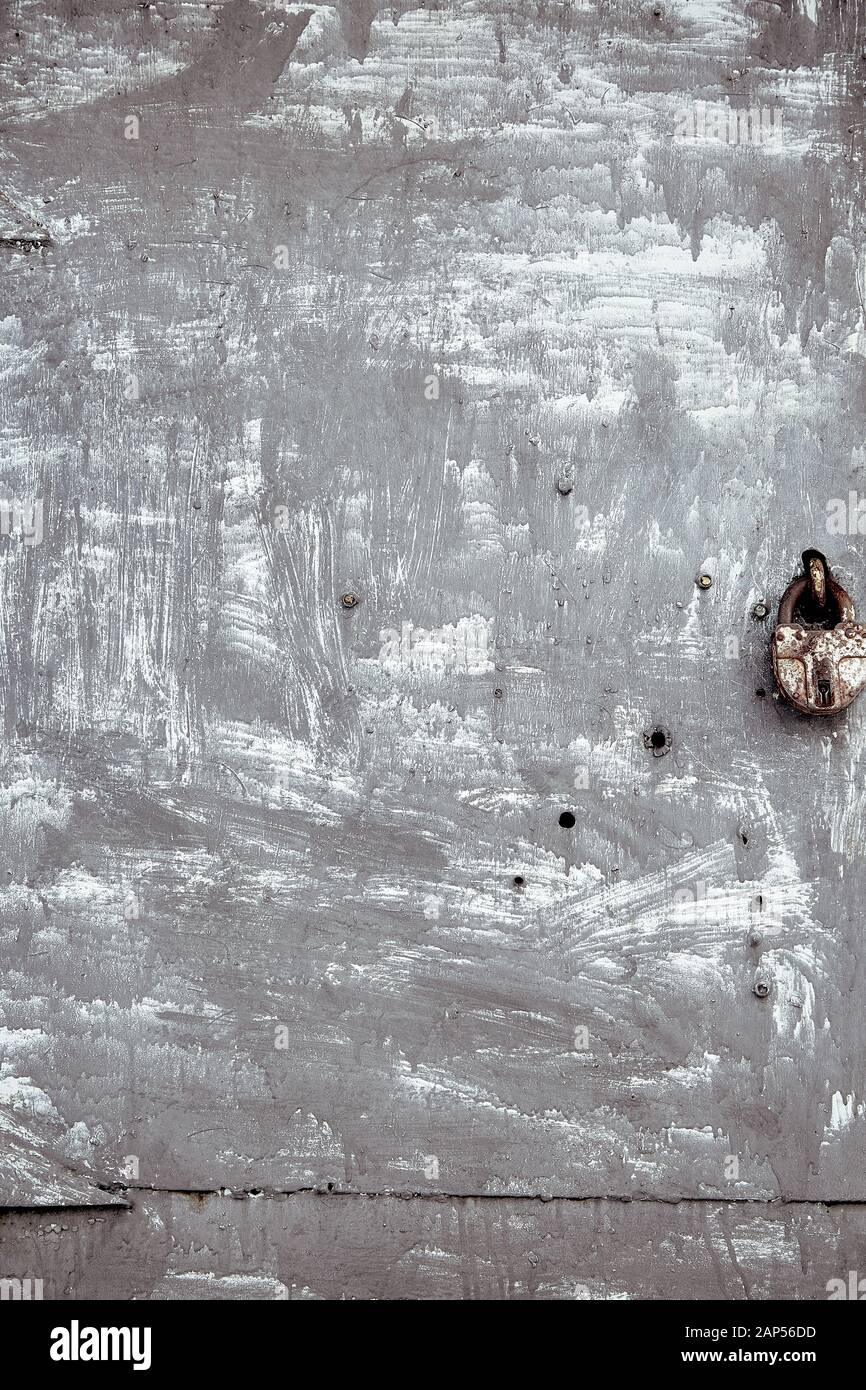 metal texture with metal patchwork. cold shades. iron background, copy ...